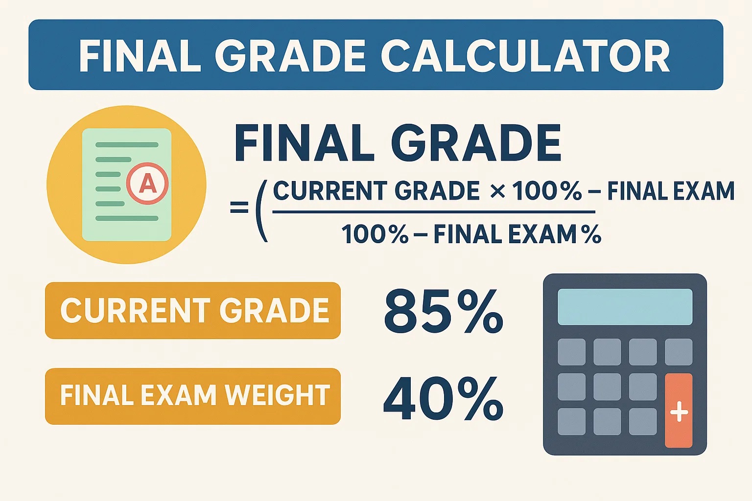 Final Grade Calculator: What Do I Need on My Final Exam?
